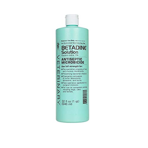 Betadine 32 oz Solution Povidone Iodine 5% Antiseptic Wound Microbicide