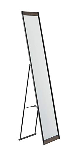 Adesso WK1113-15 Albert Floor Mirror, Black