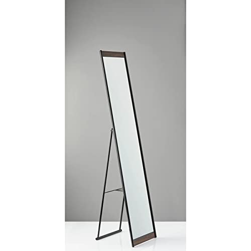 Adesso WK1113-15 Albert Floor Mirror, Black