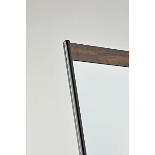 Adesso WK1113-15 Albert Floor Mirror, Black