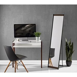 Adesso WK1113-15 Albert Floor Mirror, Black