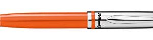 Pelikan Jazz Classic Ballpoint Pen, Medium Nib, Blue Ink Refill Included, Metal, Orange, Blister Card, 1 Each (815062)