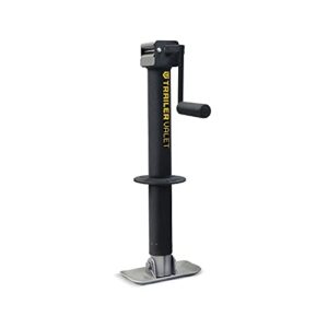 trailer valet jx5-c center mount tongue jack - drill powered, 5k capacity