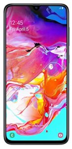 samsung galaxy a70 (128gb, 6gb ram) 6.7" screen us + global 4g lte gsm unlocked smartphone - international model (black)