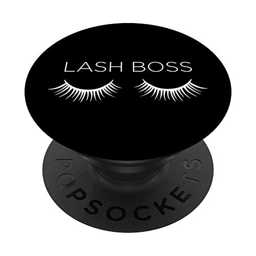 Lash Boss Extentionist Eyelash Artist PopSockets PopGrip: Swappable Grip for Phones & Tablets