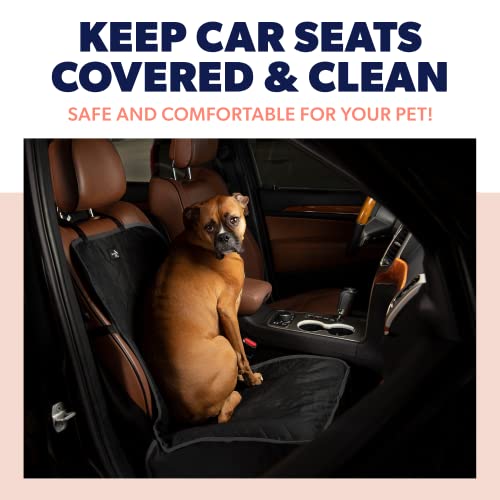 Active Pets Front Seat Dog Cover, Durable Protector Against Mud & Fur Waterproof, Scratch Proof & Nonslip Seat Pet Cover - Dog Car Seat Cover for Front Seat With Safety Anchors for Cars, Trucks & SUVs