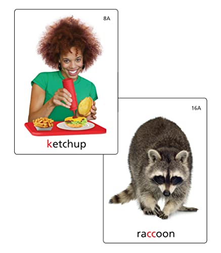 Super Duper Publications | Articulation Photos K Sound Fun Deck Flash Cards | Educational Learning Resource for Children