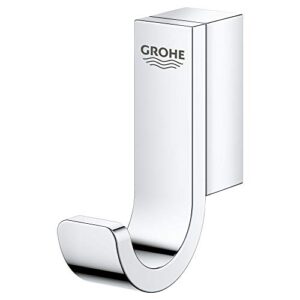 GROHE 41039000 Selection Robe Hook, Starlight Chrome