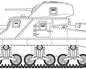 Airfix M3 Grant/Lee 1:35 WWII Military Tank Armor Plastic Model Kit A1370