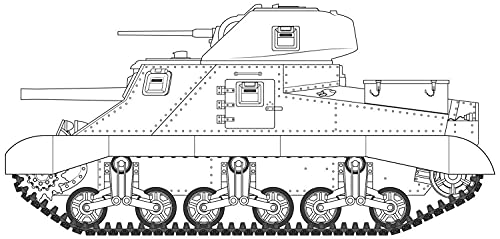 Airfix M3 Grant/Lee 1:35 WWII Military Tank Armor Plastic Model Kit A1370