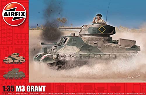 Airfix M3 Grant/Lee 1:35 WWII Military Tank Armor Plastic Model Kit A1370