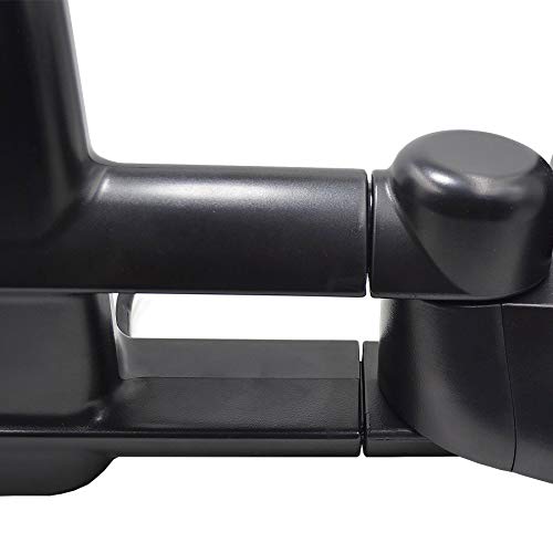 AERDM Towing Mirrors Manual Operated Textured Black Telescoping fit 1988-1998 Chevy GMC Exterior Accessories Mirrors fit C1500 C2500 C3500 K1500 K2500 K3500