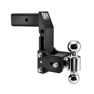 b&w trailer hitches multipro tow & stow - fits 2.5" receiver, dual ball (2" x 2-5/16"), 7" drop, 14,500 gtw -ts20066bmp