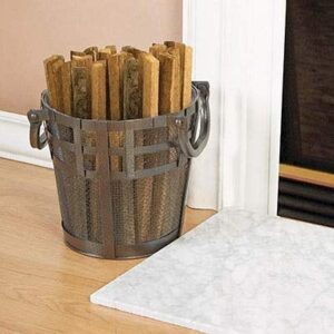 Panacea 15710 Modern Prairie Fatwood Basket, Gray