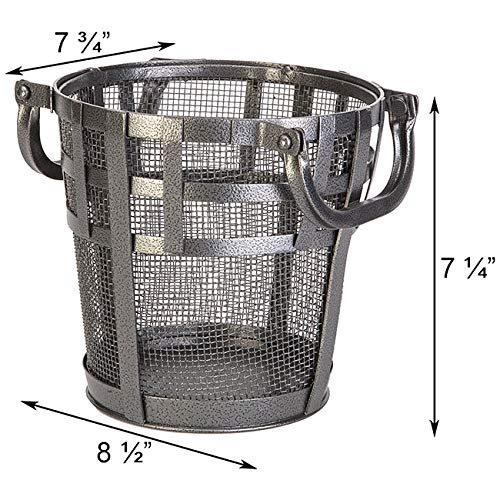 Panacea 15710 Modern Prairie Fatwood Basket, Gray