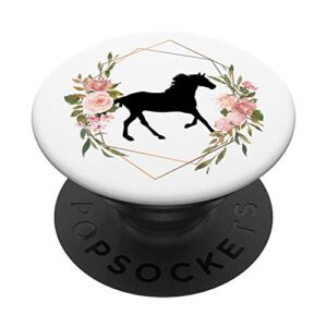 horse equine equestrian farmer dressage pet girls women teen popsockets swappable popgrip