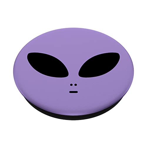 Cute Alien Face Head Pastel Purple Kawaii Goth 90s Style PopSockets Swappable PopGrip