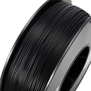 Inland 1.75mm Black TPU 3D Printer Filament, Dimensional Accuracy +/- 0.03 mm - 1kg Spool (2.2 lbs)