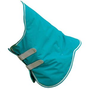 shires 1200d tempest plus 200g neck cover teal medium