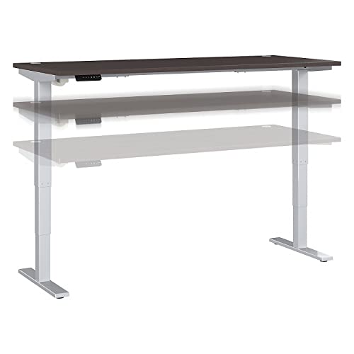 Bush Business Furniture Move 40 Series Electric Height Adjustable Standing Desk, 72W x 30D, Storm Gray