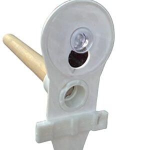 Stick On Bird Perch/Window Perch for Small - Medium Birds. (Has Removable Droppings Tray) Portable Shower Bird Perch Stand