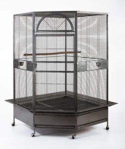 seny parrot escape jumbo corner bird cage aviary (x-large)