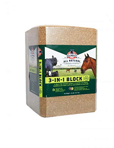 3 in 1 Block for Cattle and Horses, 40 lb