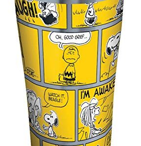 Tervis Peanuts-70th Comic Strip Triple Walled Insulated Tumbler, 20oz, Stainless Steel