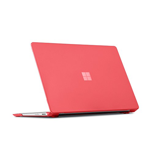 mCover Case Compatible for 13.5" Microsoft Surface Laptop 5/4 / 3 Laptop with Metal Keyboard ONLY (NOT Fitting with Cheaper Surface Laptop Models with Alcantara Keyboard) - Red