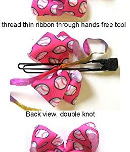 HipGirl Gift Wrapping Supplies - 2ct DIY Hair Bow Maker Hands Free Tool - Make Christmas Bows for Gift Wrapping Yourself. Make the Christmas Wrapping Gift Bows for Christmas Presents Easily