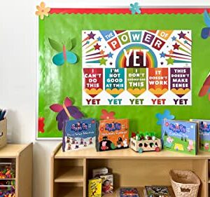 Sproutbrite Growth Mindset Classroom Decorations - Banner Posters for Teachers - Bulletin Board and Wall Decor for Pre School, Elementary and Middle School Themes