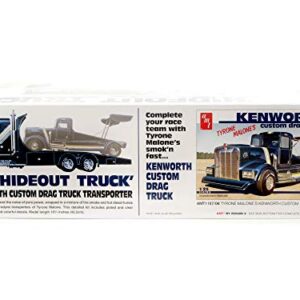 AMT Hideout Transporter Kenworth (Tyrone Malone) 1:25 Scale Model Kit for Unisex Adult