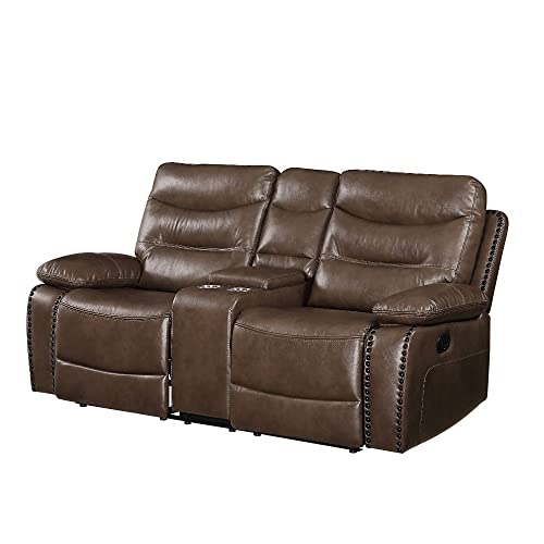 Acme Furniture Aashi Love Seats, Brown