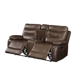 Acme Furniture Aashi Love Seats, Brown