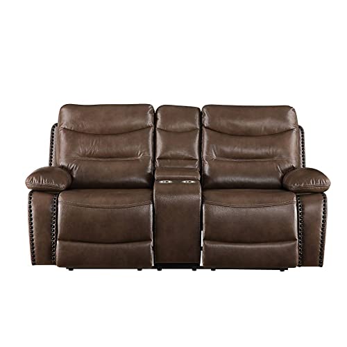 Acme Furniture Aashi Love Seats, Brown