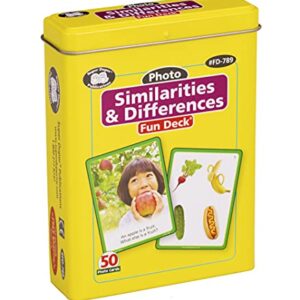 Super Duper Publications | Photo Similarities & Differences Fun Deck | Same & Different Describing Cards