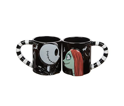 Jack Skellington & Sally Disney 2-Piece Ceramic Mug Set