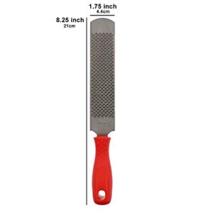 Rural365 Farrier Rasp File and Rubber Handle - Mini Rasp Hoof File Equine Hoof Rasp for Horses, Pig Hoof File, Goat Rasp