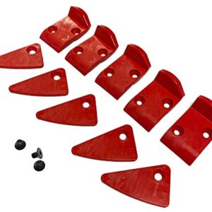 Pro Tek RED Leverless Mounting Head Inserts for Hunter TCX Tire Changer 13PC