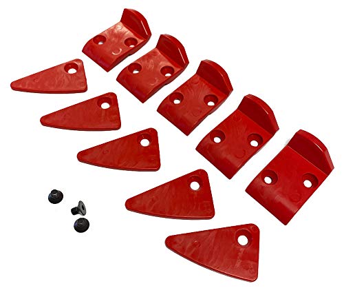 Pro Tek RED Leverless Mounting Head Inserts for Hunter TCX Tire Changer 13PC