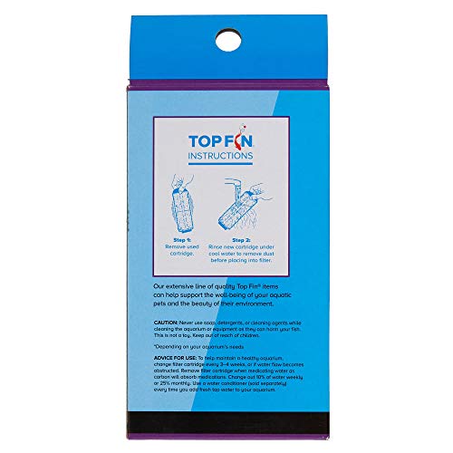 Top Fin 4-in-1 Internal Filter Cartridges IF-M (Medium) Refill for IF40 Internal Filter (2 Count)