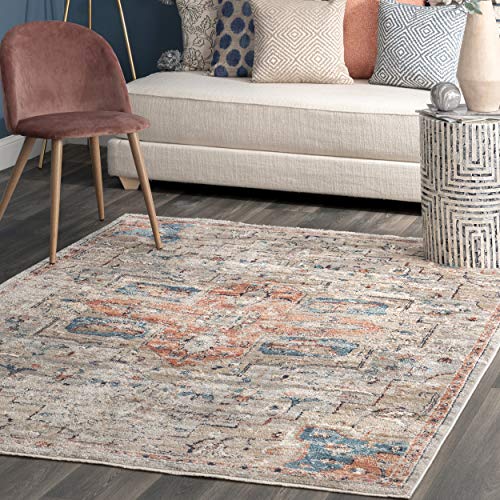 nuLOOM Astra Persian Vintage Area Rug, 10' x 14', Beige