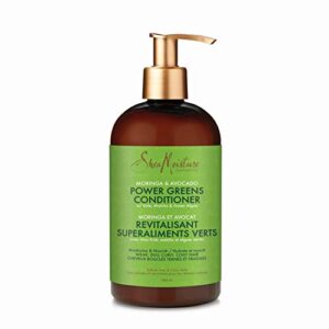 shea moisture moringa avocado power greens conditioner, 13 fz