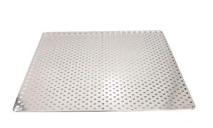 sunrise stainless steel fryer crumb screen gate (solid screen) (13.5"x13.5")