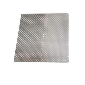 Sunrise Stainless Steel Fryer Crumb Screen Gate (Solid Screen) (13.5"x13.5")