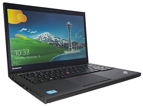 Lenovo Thinkpad T440 14 Inch Business Laptop, Intel Dual Core i5-4300U up to 2.9GHz, Intel HD 4400, 8GB DDR3 RAM, 240GB SSD, WiFi, Webcam, Windows 10 Pro (Renewed)