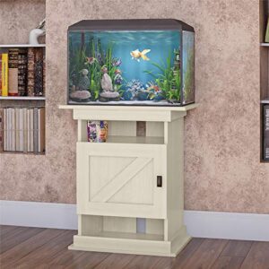 flipper farmington aquarium stand, ivory oak