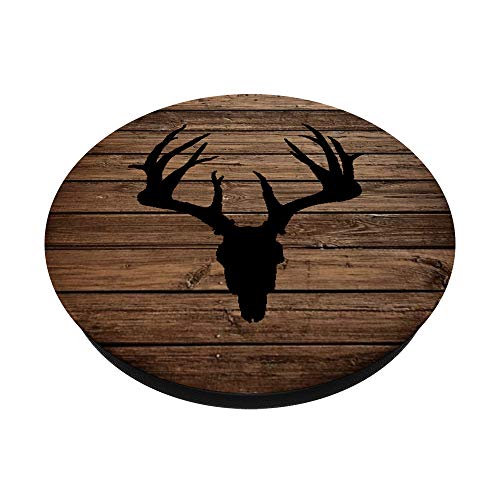 Whitetail Deer Buck Skull Booner Antlers PopSockets PopGrip: Swappable Grip for Phones & Tablets