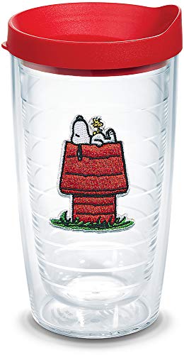 Tervis Peanuts™ - Snoopy Woodstock House Made in USA Double Walled Insulated Tumbler Travel Cup Keeps Drinks Cold & Hot, 16oz, Classic