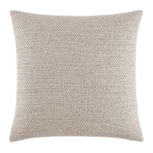 Kenneth Cole New York Kcny Essentials Beige 16" X 16" Decorative Pillow Knit Throw Pillow, Linen ASH